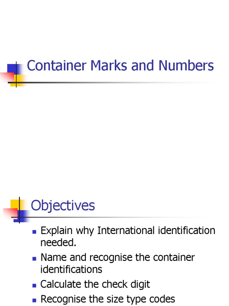 Understanding Container Identification: A Guide to ISO Marks, Check ...
