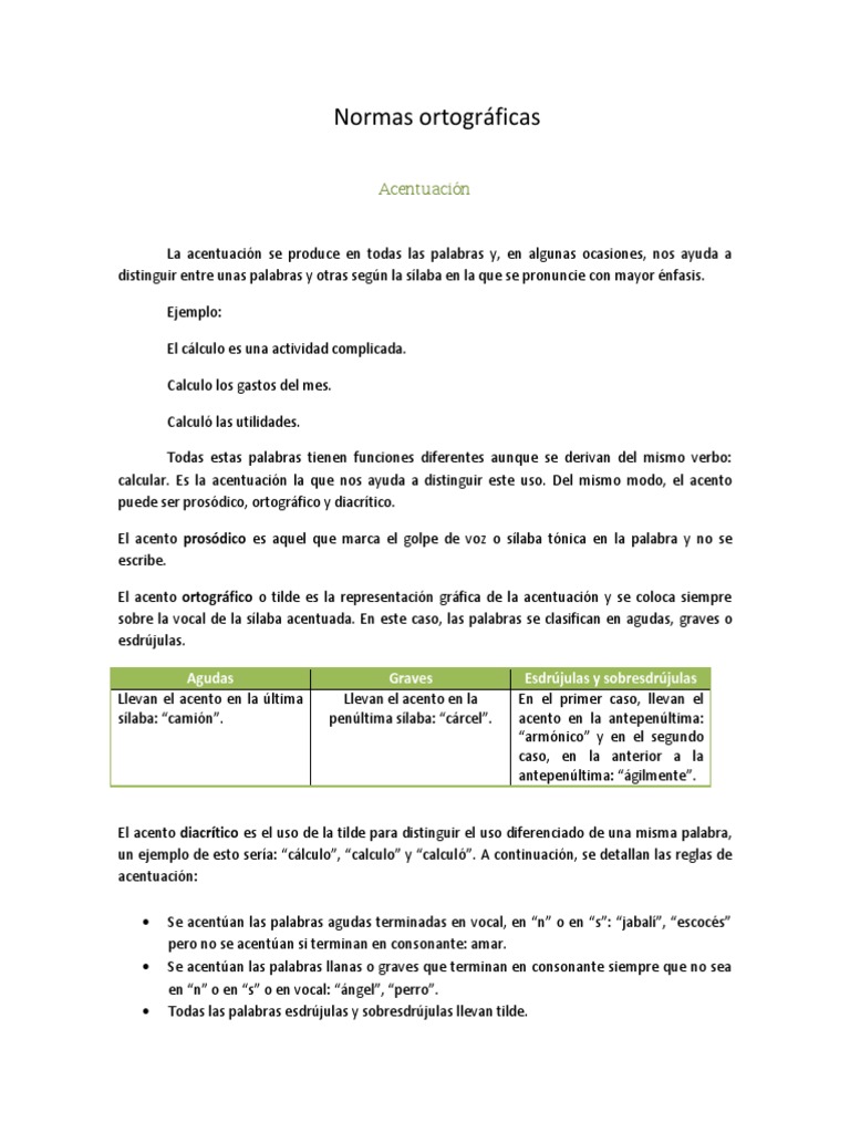 Reglas de Acentuación en Español | PDF | Lingüística | Semiótica
