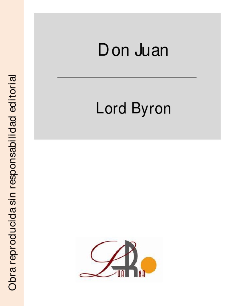 Lord Byron - Don Juan | PDF | Nobleza | Amor