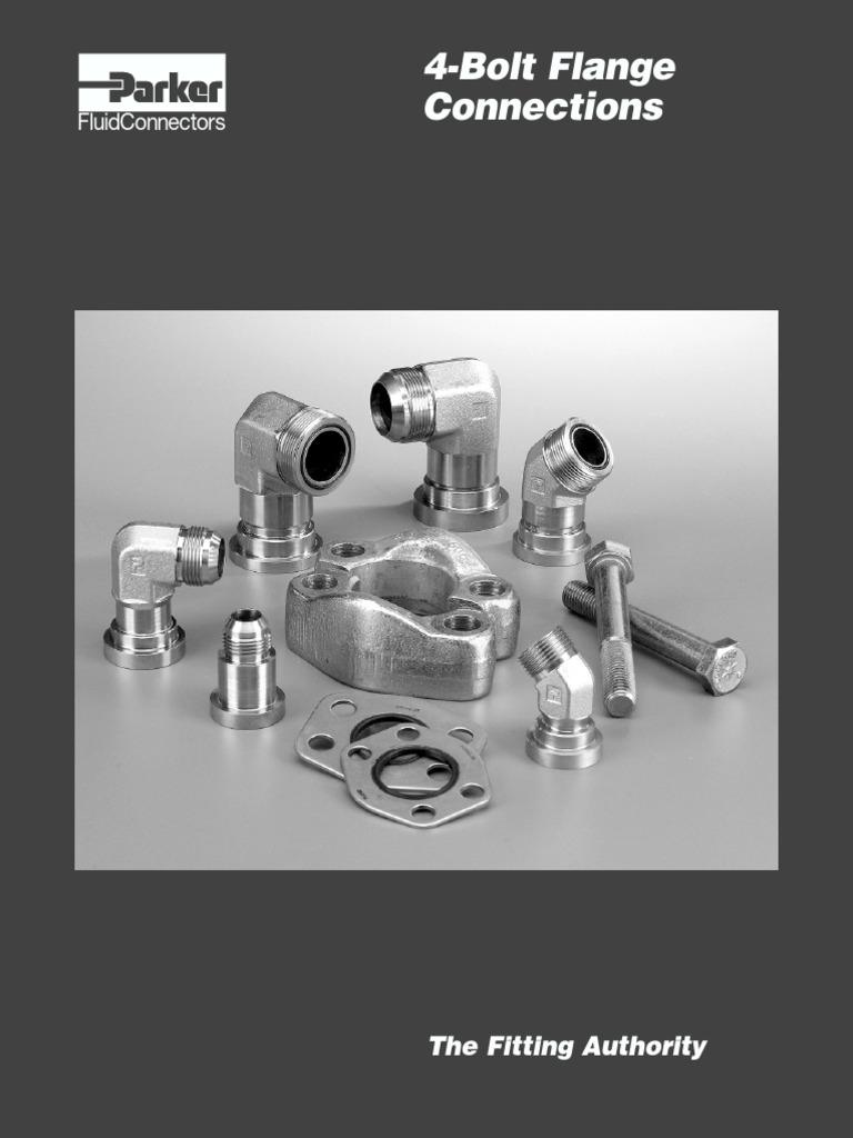 Parker 4bolt Flanges J-Flange | Screw | Manmade Materials