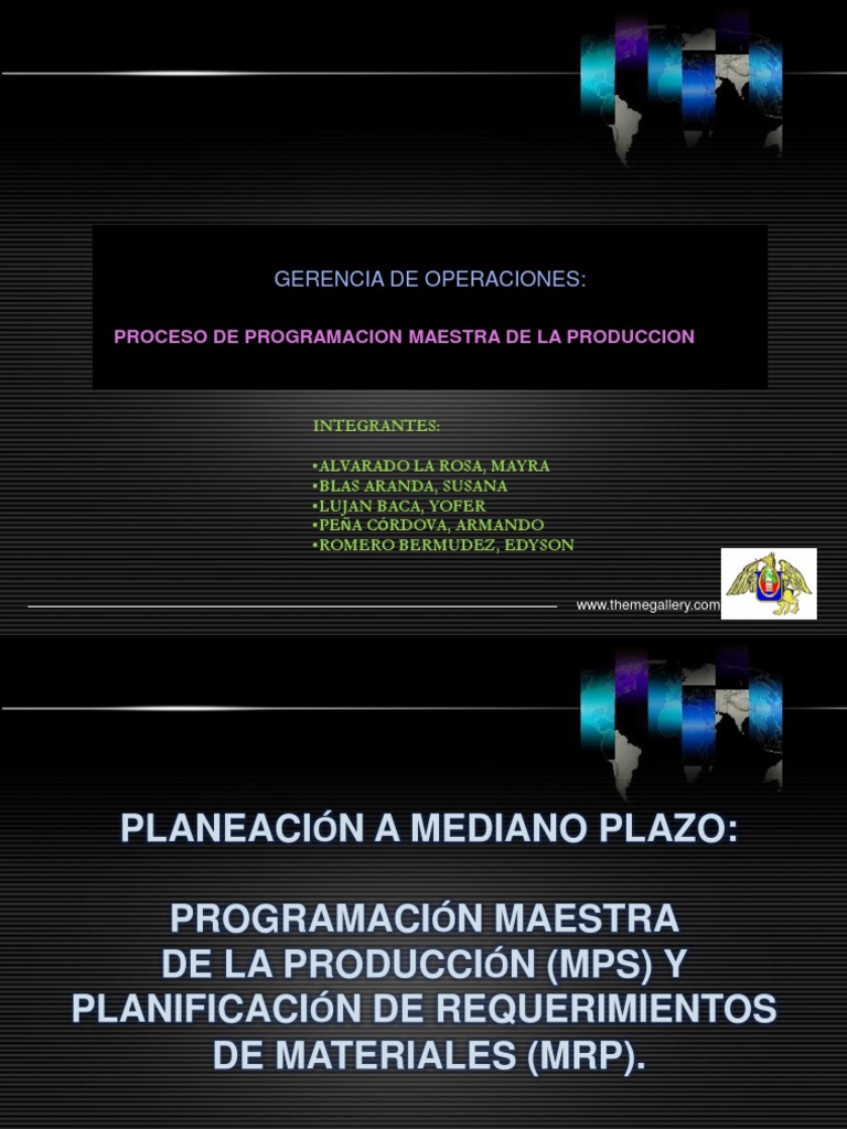 Programacion Maestra | PDF | Planificación de recursos empresariales ...