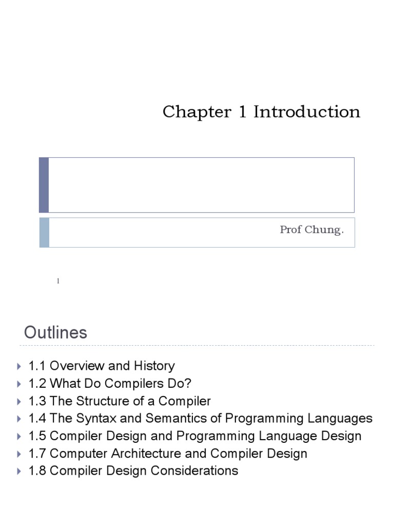 Chapter1 Analysis of The Source Program | PDF | Parsing | Compiler