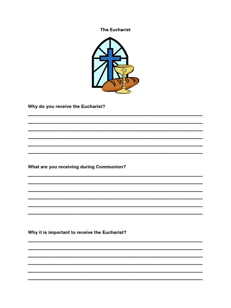 The Eucharist Template | PDF