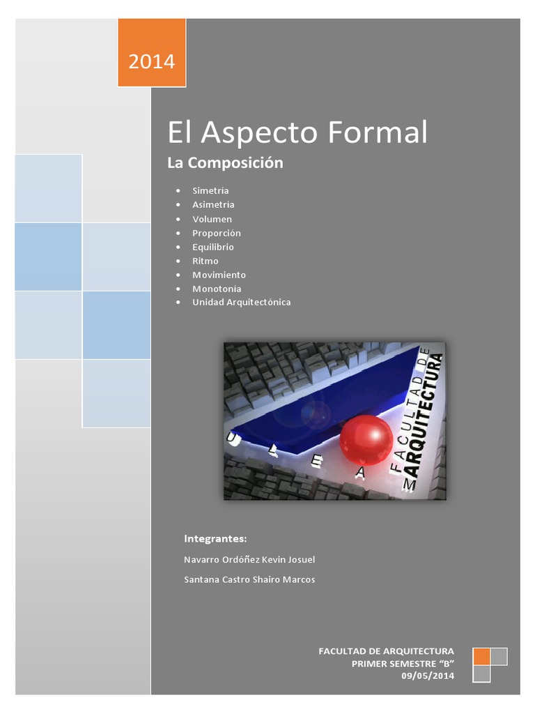 Aspecto Formal - Aquitectura | PDF | Ritmo | Composición (artes visuales)
