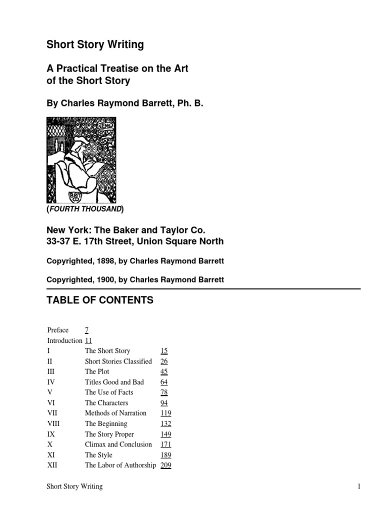 Short Story WritingA Practical Treatise On The Art of The Short Story ...