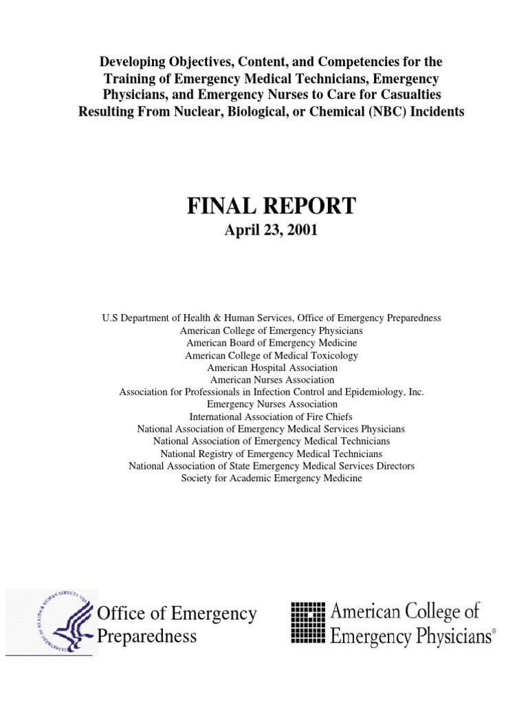NBC Report 2 | PDF | Emergency Medical Technician | Instructional Design