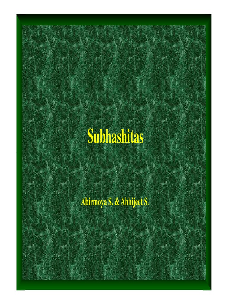 Maxims and Wisdom from Ancient India: A Compilation of Sanskrit ...