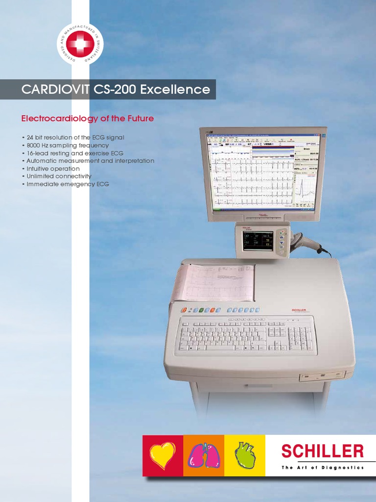 CS-200 Excellence English Kopie | PDF | Electrocardiography | Digital ...