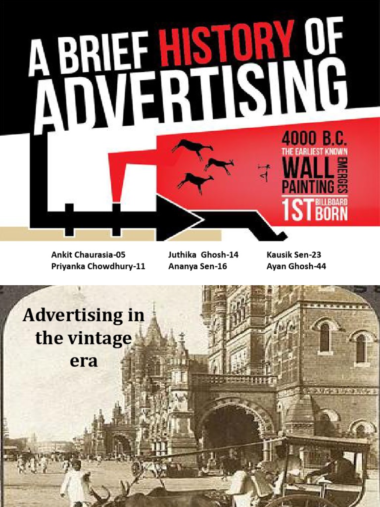 Advertising History | PDF | Television Advertisement | Newspapers