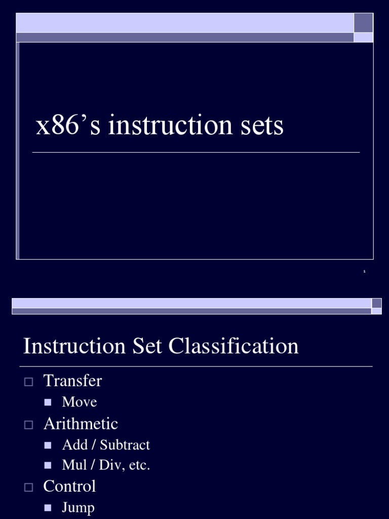 3 Instruction Set | PDF | Instruction Set | Computer Engineering