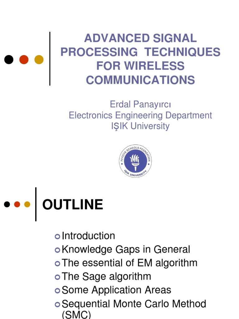 Advanced Signal Processing in Wireless | PDF | Monte Carlo Method ...