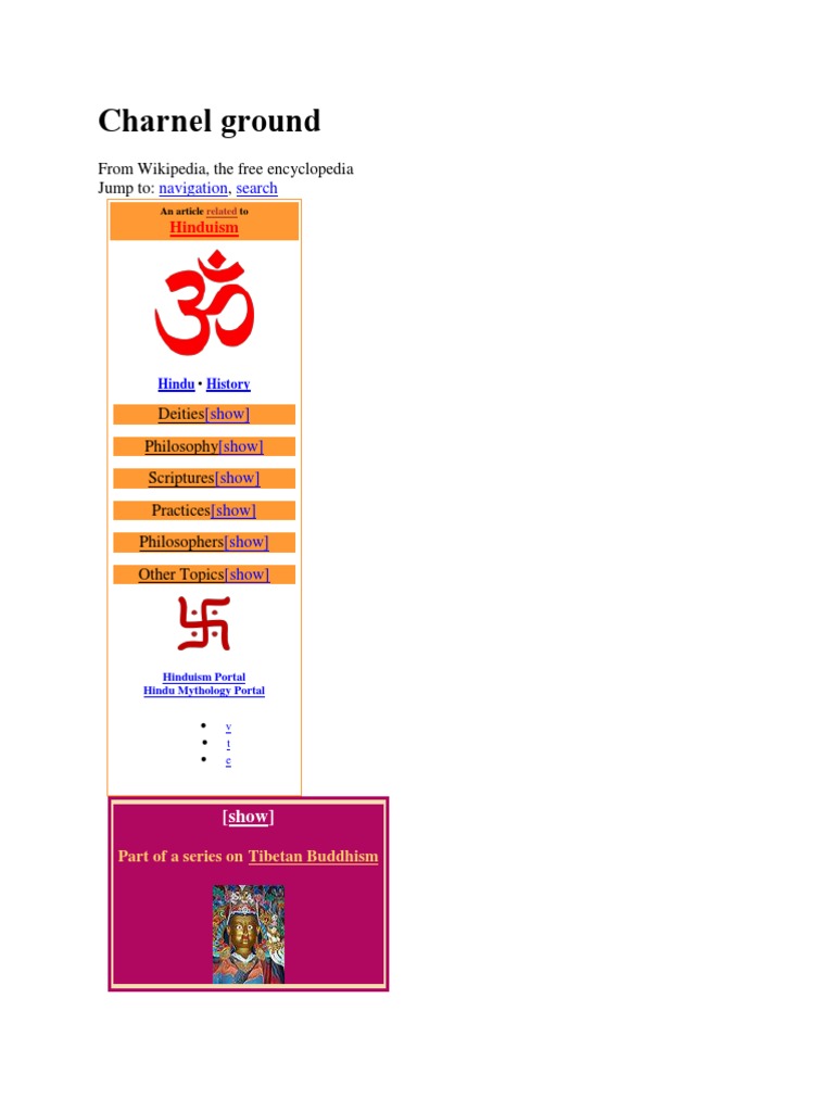 Charnel Ground | PDF | Spirituality | Tibetan Buddhism