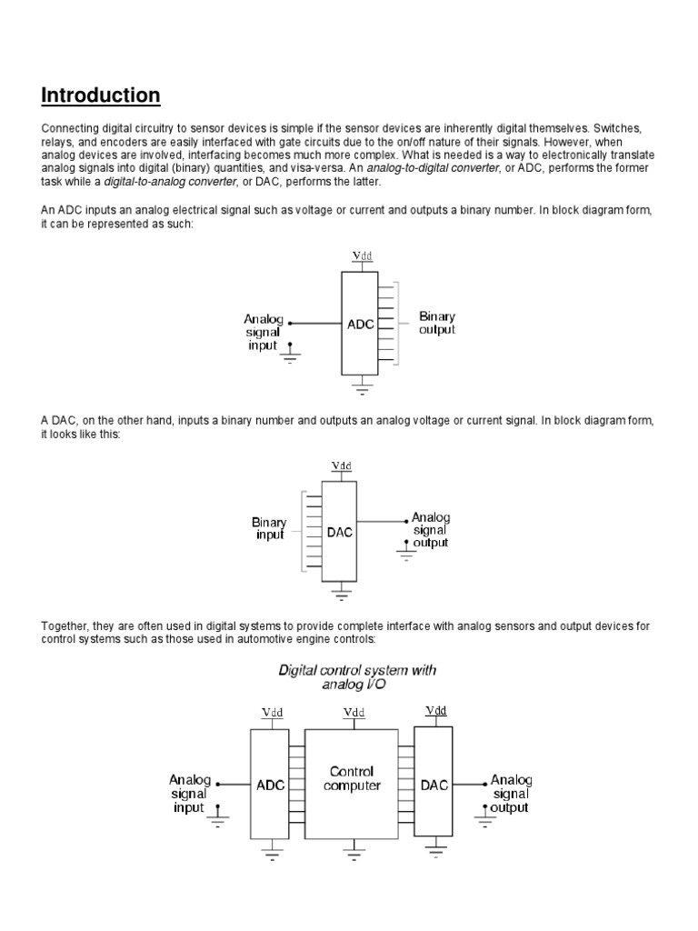 ADC Basics | PDF | Analog To Digital Converter | Analogue Electronics
