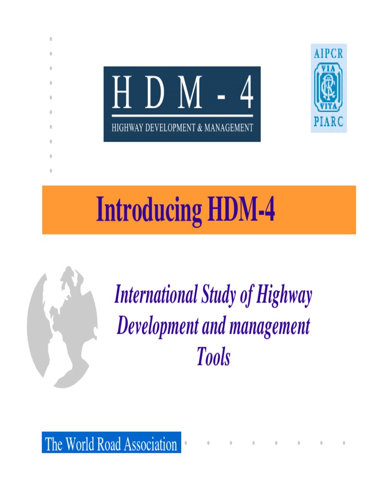 HDM-4: Road Management Tools Overview | PDF | Road | Road Surface