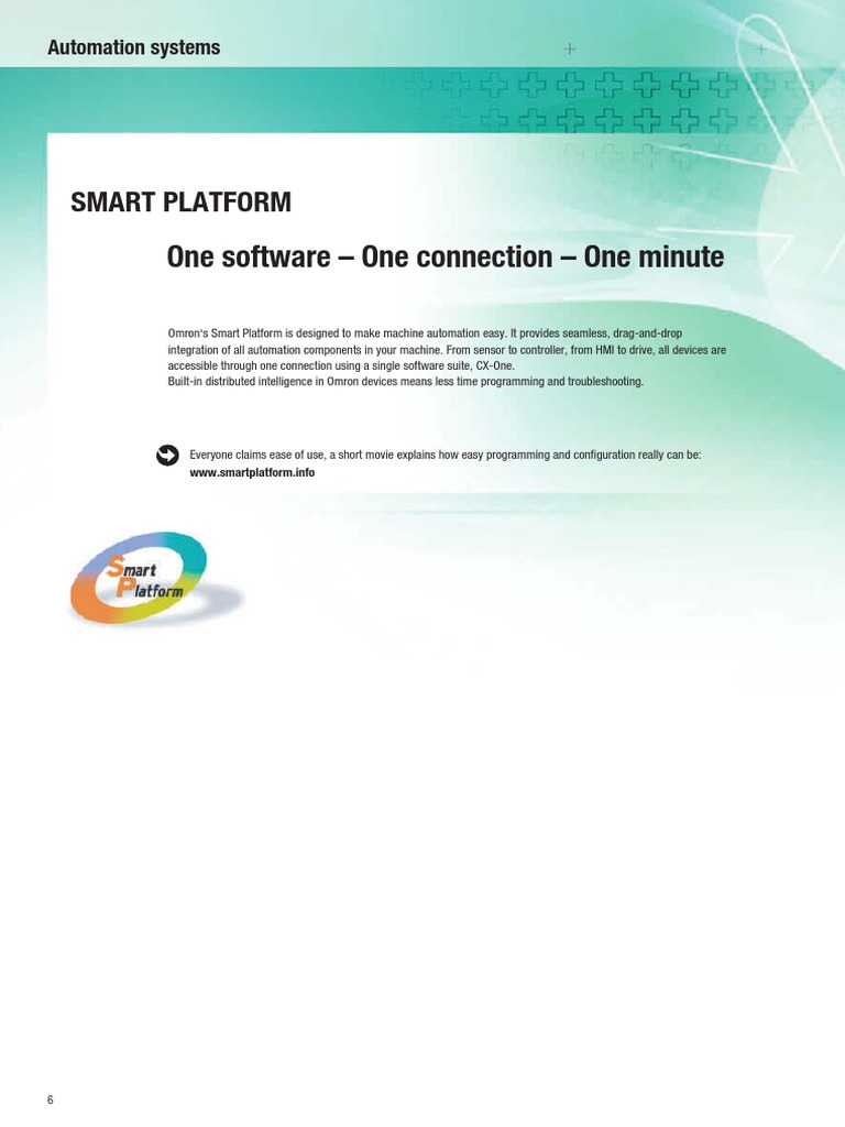 One Software - One Connection - One Minute: Smart Platform | PDF ...
