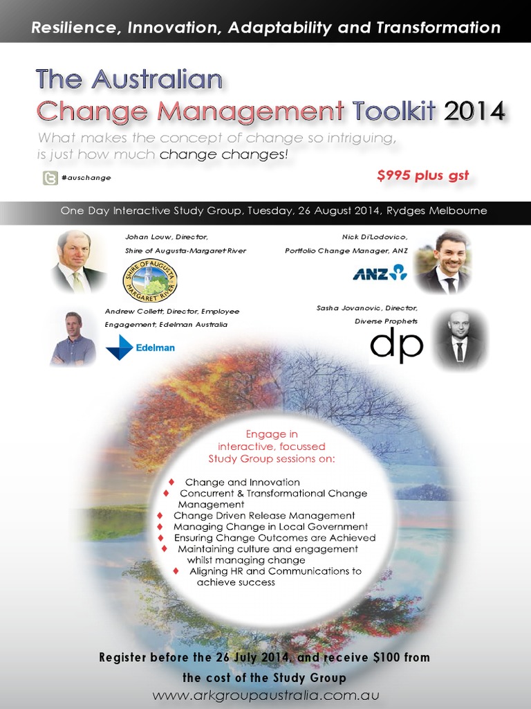 The Australian Change Management Toolkit 2014 - Melbourne | PDF ...