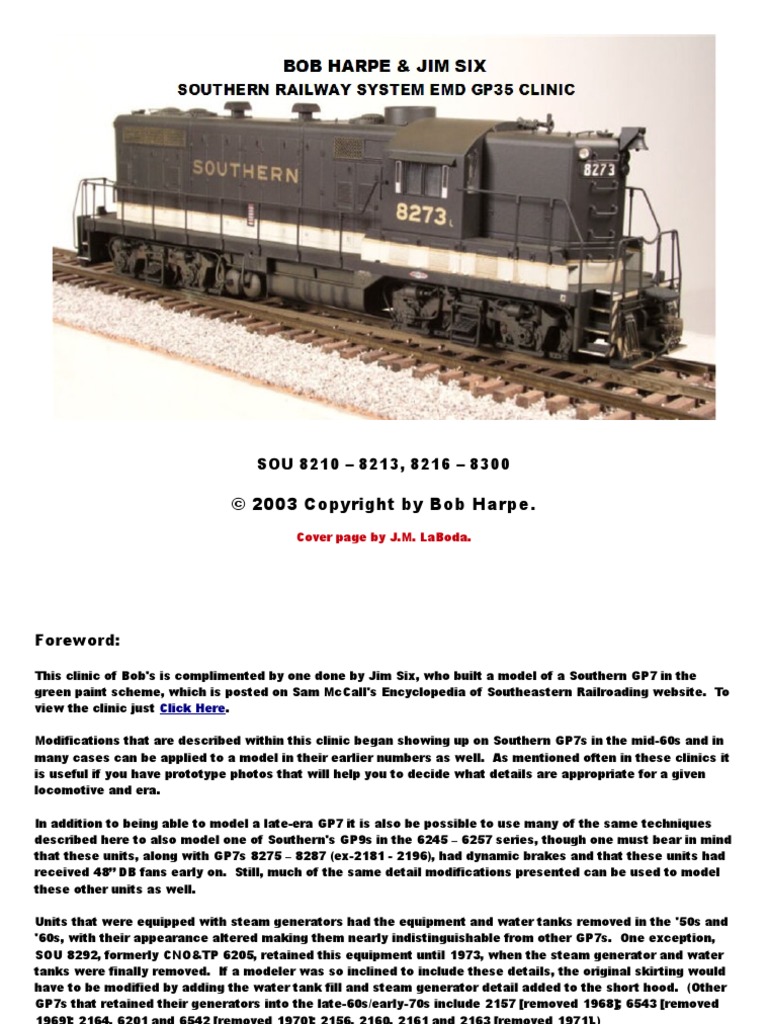 Southern GP7 Harpe | PDF | Paint | Adhesive