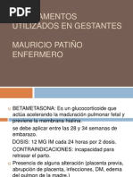 PDF Farmacos+Uteroinhibidores+ (Tocoliticos) | PDF | Parto | Hipertensión
