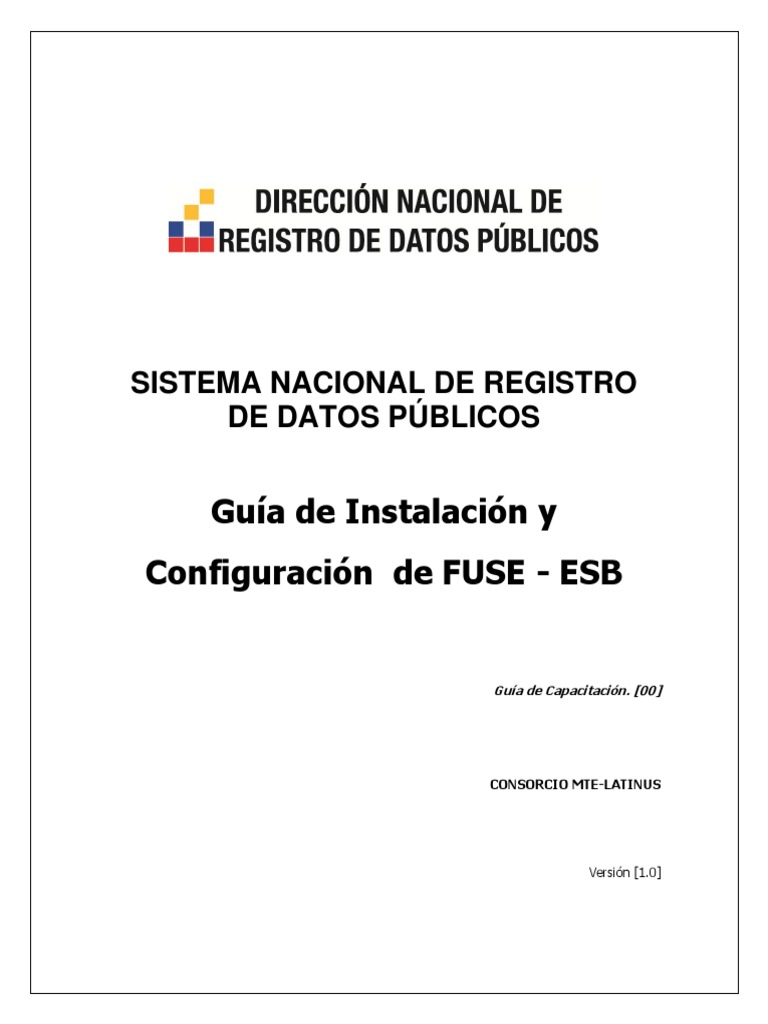Guia de Instalación de FUSE-ESB | PDF