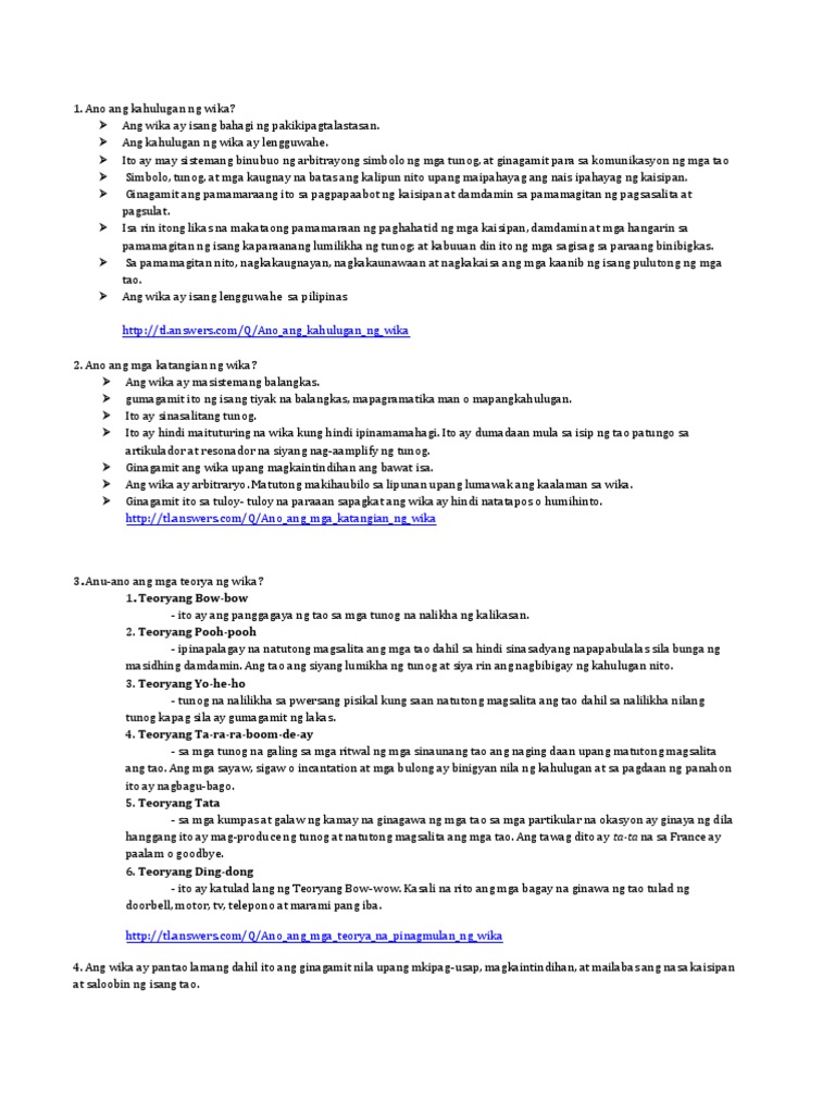 Teoryang Tata Teorya Ng Wika Persecución En El Laberinto