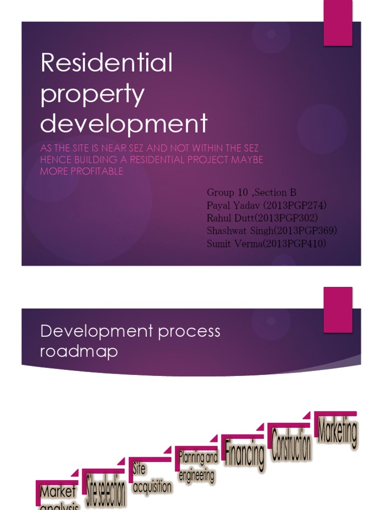 Residential Property Development Real Estate Management Project | PDF ...