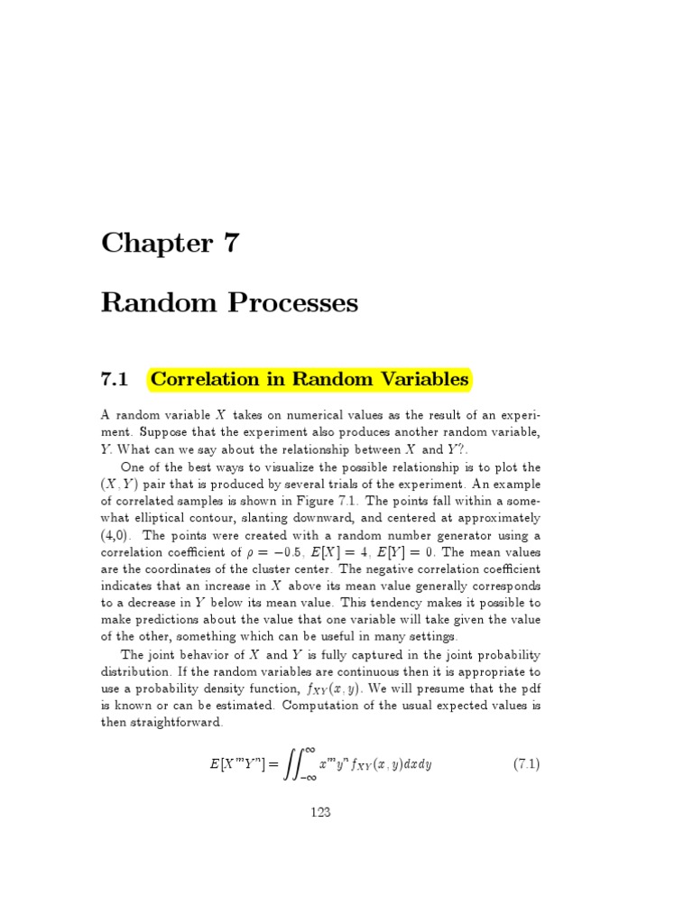 Random Process | Download Free PDF | Stationary Process | Covariance
