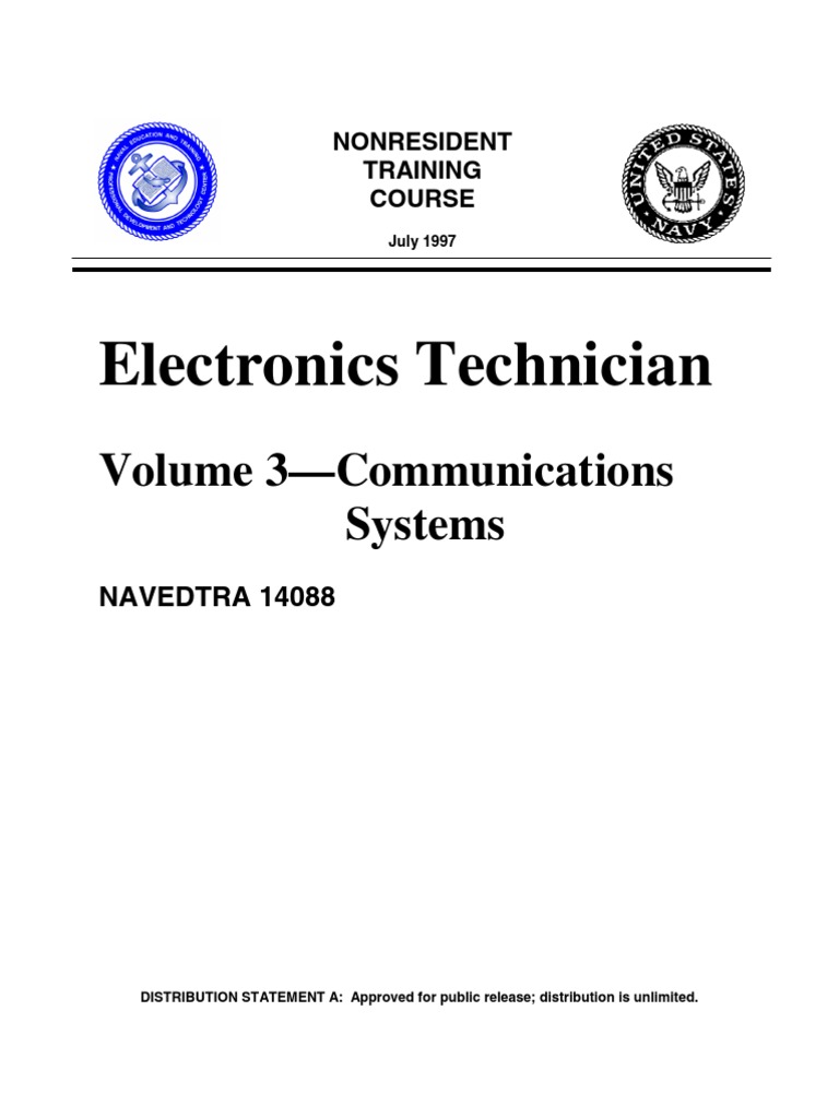 Navy Electronics Technician Volume 3 | PDF