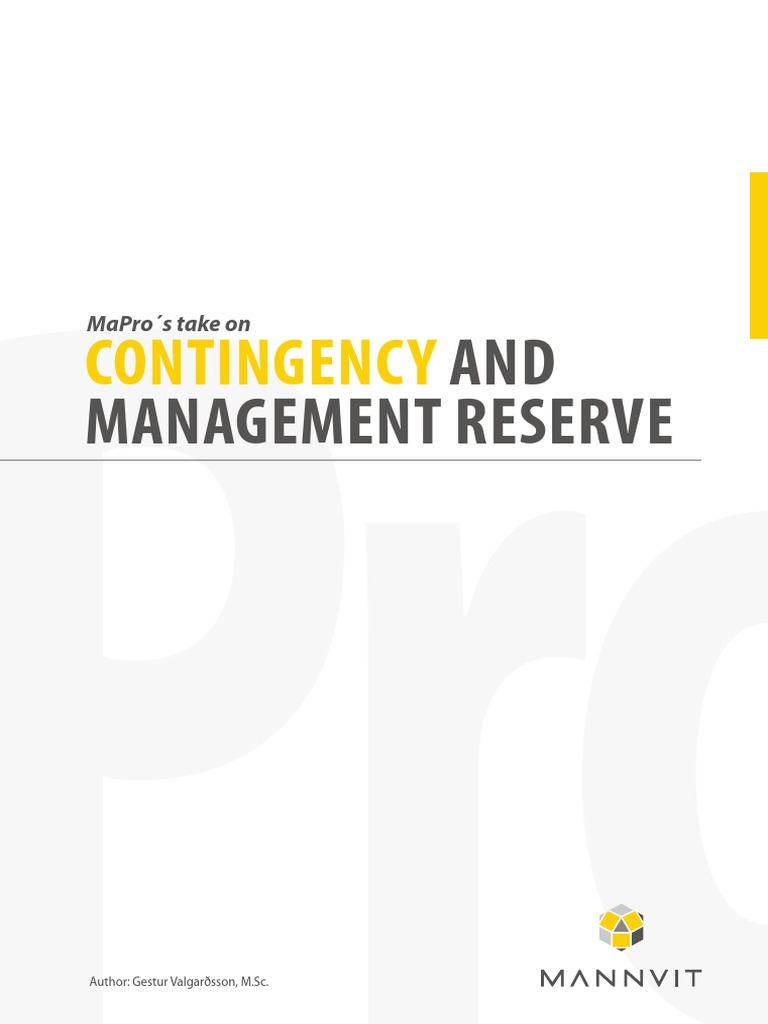 Understanding Cost Estimates and Contingency | PDF | Probability ...