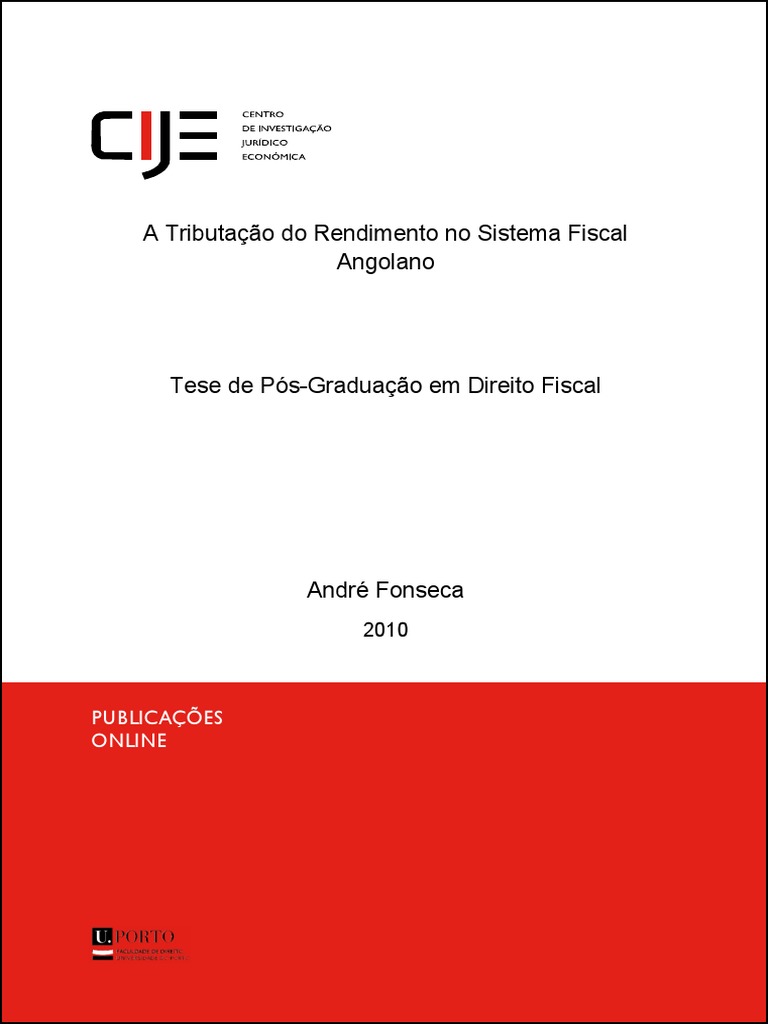 Sistema Tributario Angolano | Impostos | Angola