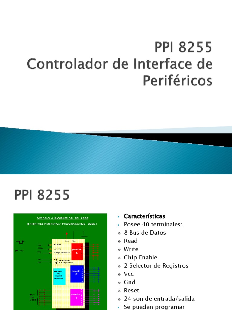 Ppi 8255 | PDF | Telecomunicaciones | Equipo de oficina