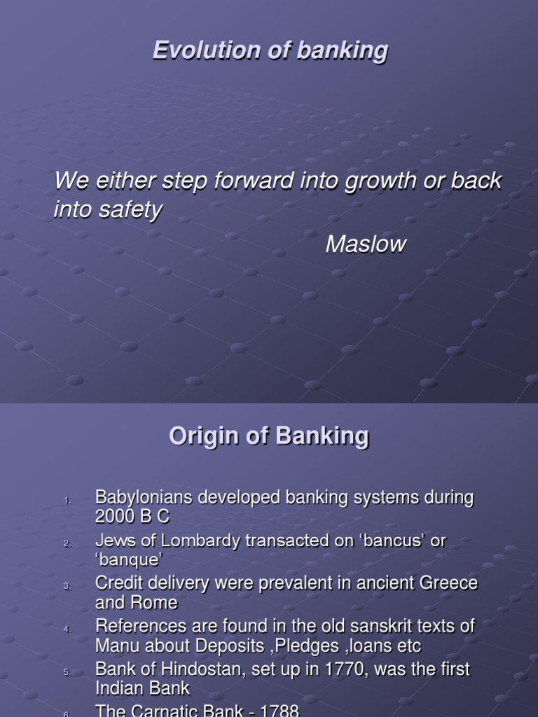 2 - Copy of Evolution of Banking | PDF | Reserve Bank Of India ...