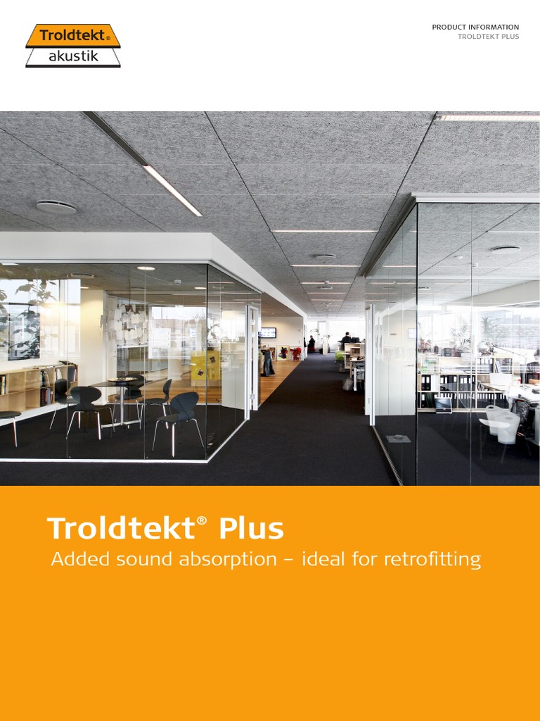 Troldtekt Plus January 2013 UK | PDF | Ceiling | Concrete