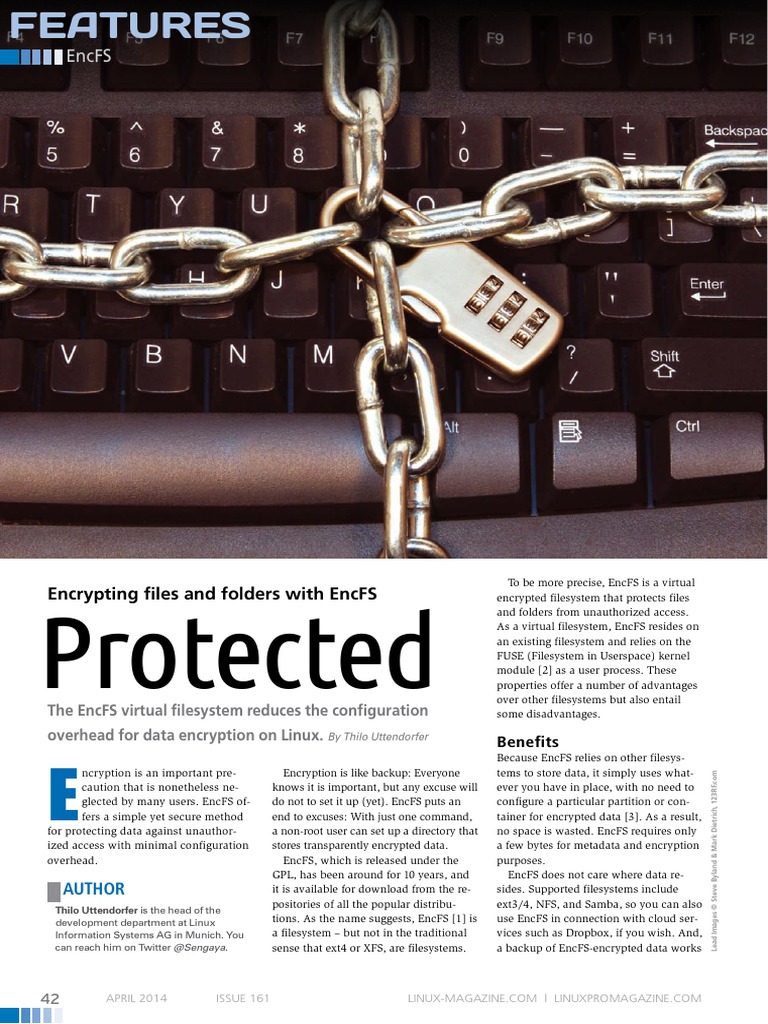 EncryptingFiles encFS | PDF | File System | Computer File