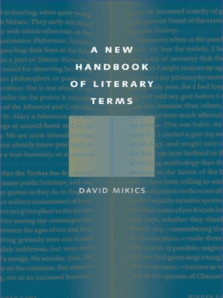 Handbook of Literary Terms | PDF | Analytic Philosophy | Logic