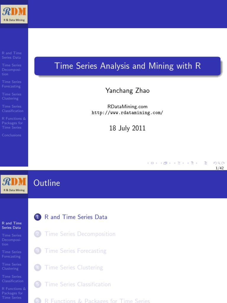 Time Series Mining Slides | PDF | Time Series | R (Programming Language)