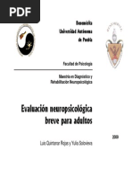 MoCA Test 8.3 Versión Mexicana | PDF | Cognición