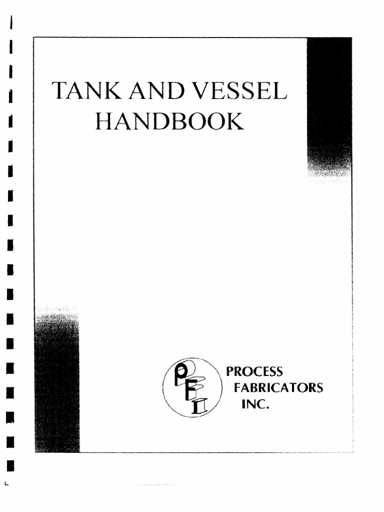 Tank Vessel Handbook | PDF