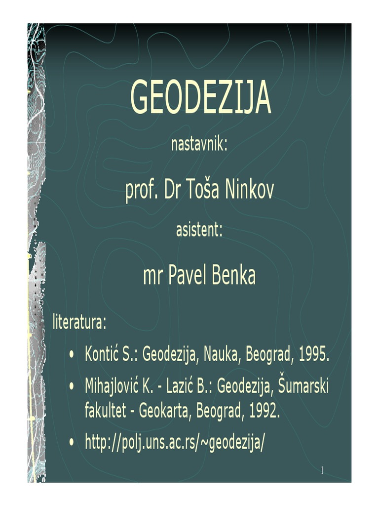 Geodezija | PDF