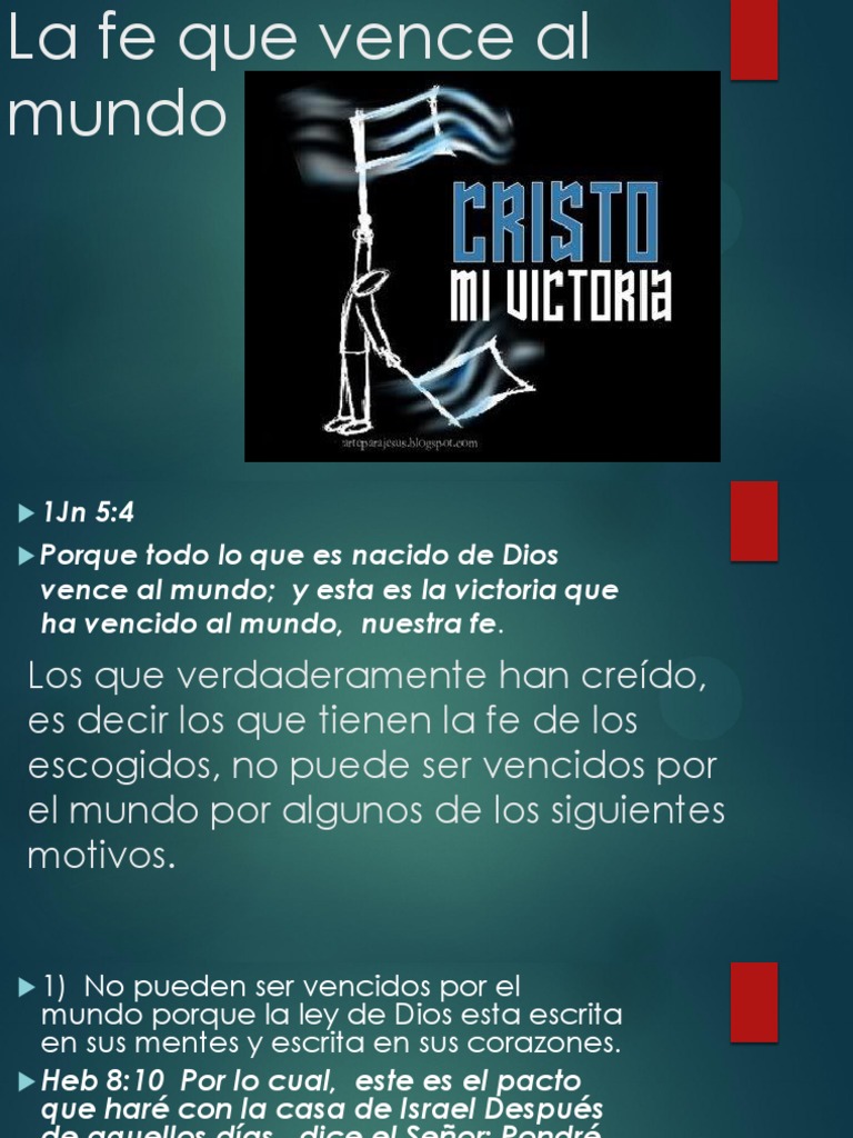 La Fe Que Vence Al Mundo | PDF | Salvación | Pecado