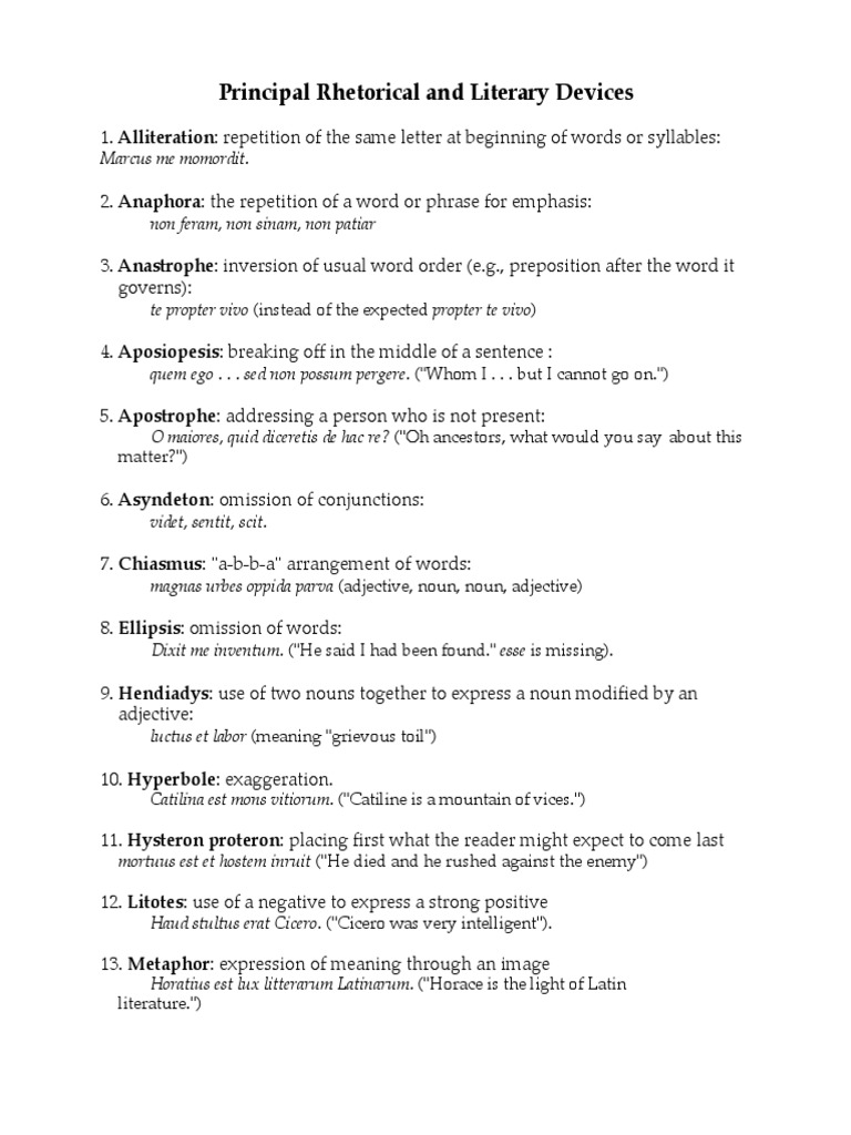 Rhetorical Devices | PDF | Persuasion | Language Mechanics