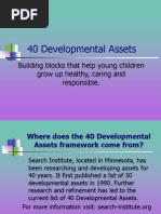 40 Developmental Assets | PDF | Emotional Self Regulation | Motivational