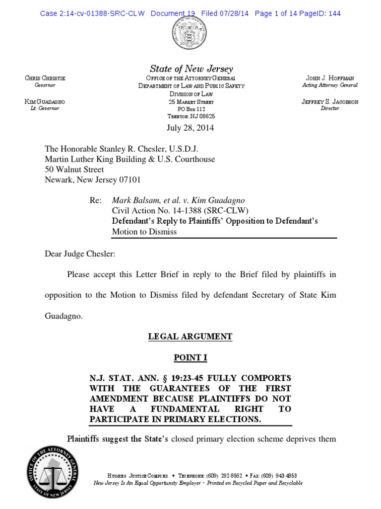 Defendant's Reply To Plaintiffs' Opposition To Defendant's Motion To ...