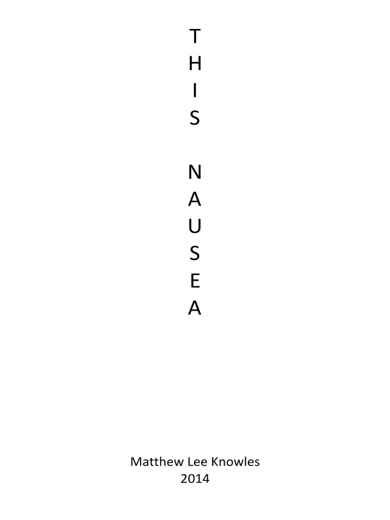 This Nausea (2014) | PDF | Science | Philosophical Science