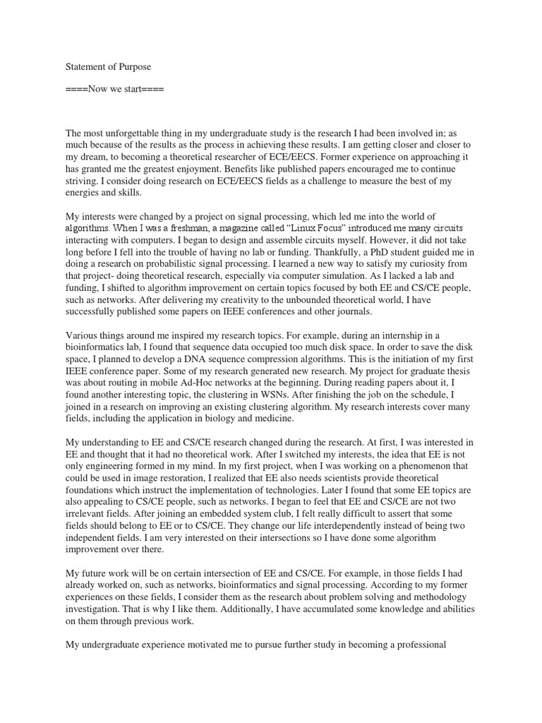 Sop Example | Bioinformatics | Computer Science