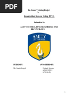 Java Project Report | PDF | Net Beans | Applications & Software