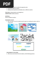 3rd Grade Lesson Plan - Weather | PDF | Lesson Plan | Science