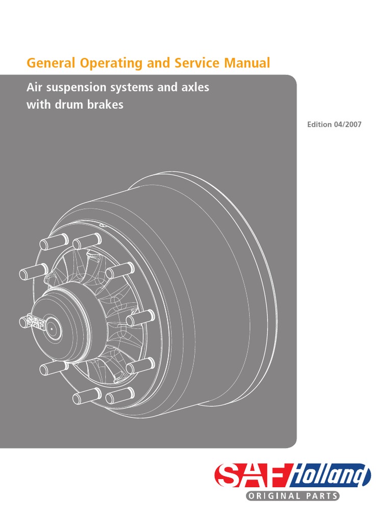 SAF-HOLLAND Air Suspension Systems and Axles With Dru | PDF ...