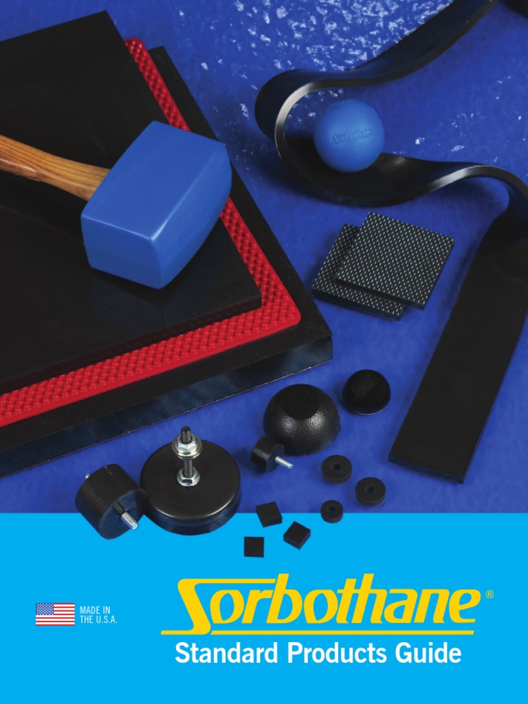 Sorbothane Standard Product Guide | Viscoelasticity | Adhesive