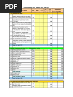 Standard BOQ Template | Mortar (Masonry) | Cement