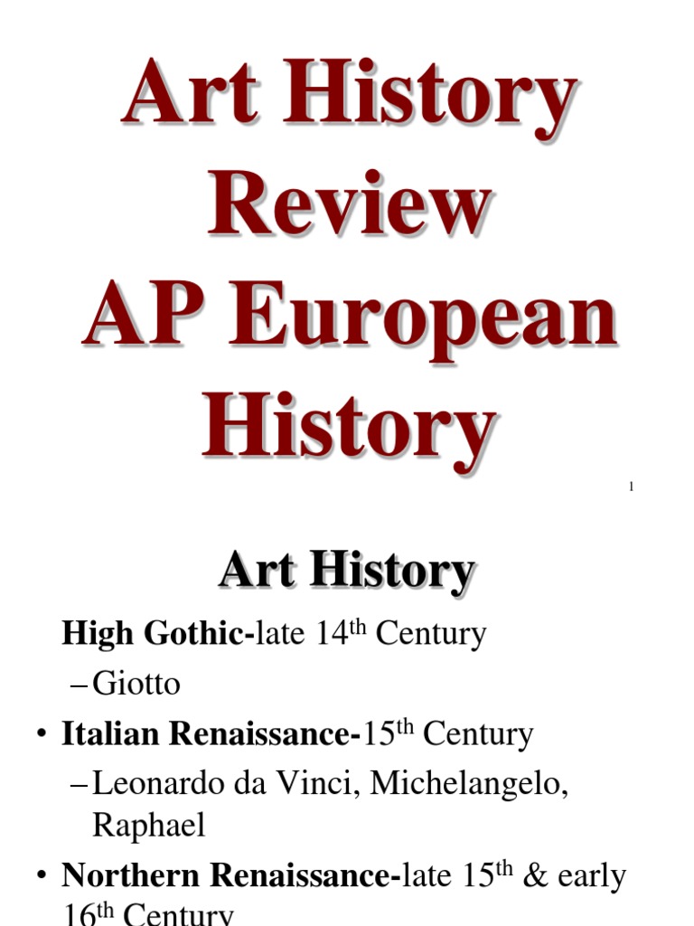 Art History Review AP European History | PDF | Baroque | Paintings